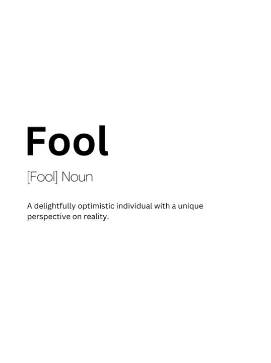 Fool Dictionary Definition - Kaigozen2 - Digital Art & AI, Humor ...