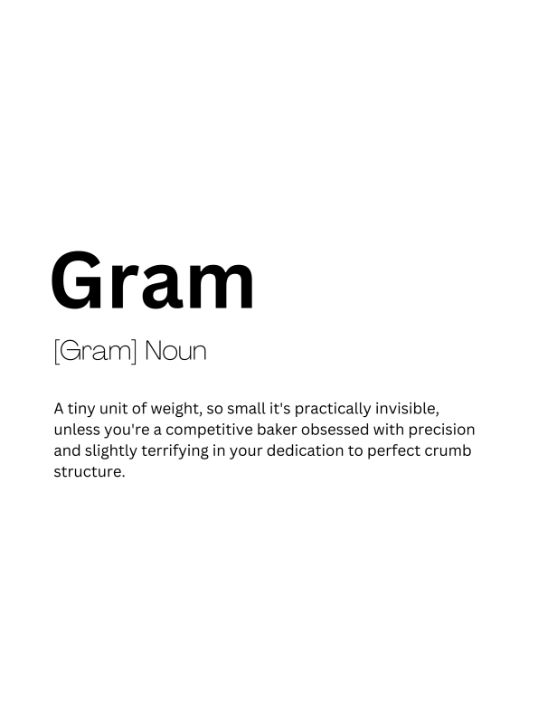 Gram Dictionary Definition - Kaigozen2 - Digital Art & AI, Humor ...
