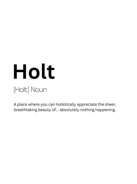 Holt Dictionary Definition - Kaigozen2 - Digital Art & AI, Humor ...