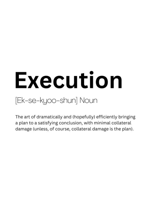 Execution Dictionary Definition - Kaigozen2 - Digital Art & AI, Humor ...