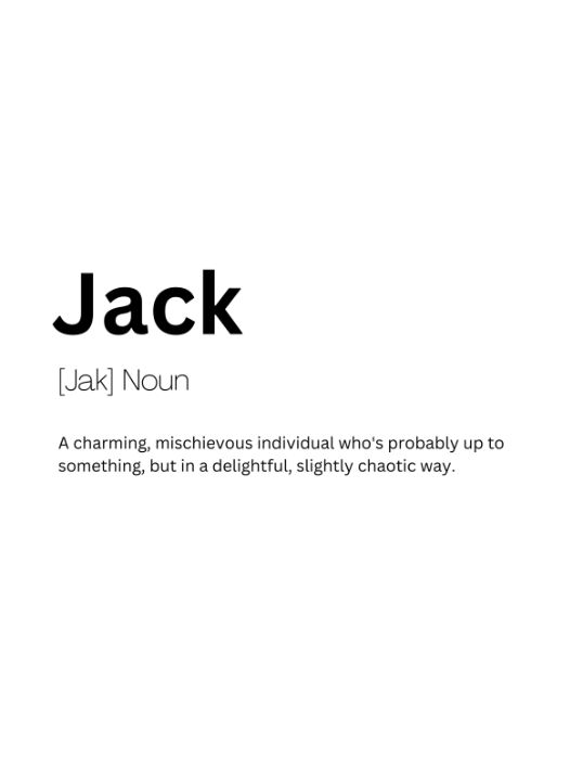 Jack Dictionary Definition - Kaigozen2 - Digital Art & AI, Humor ...