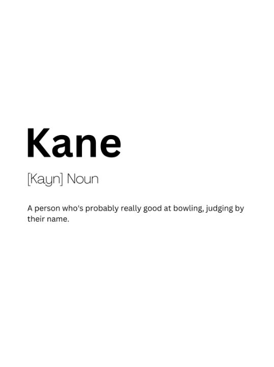 Kane Dictionary Definition - Kaigozen2 - Digital Art & AI, Humor ...