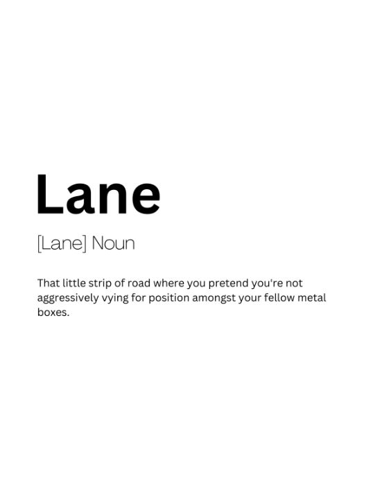 Lane Dictionary Definition - Kaigozen2 - Digital Art & AI, Humor ...