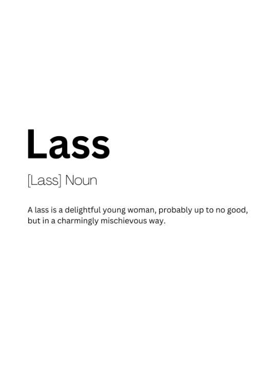 Lass Dictionary Definition - Kaigozen2 - Digital Art & AI, Humor ...