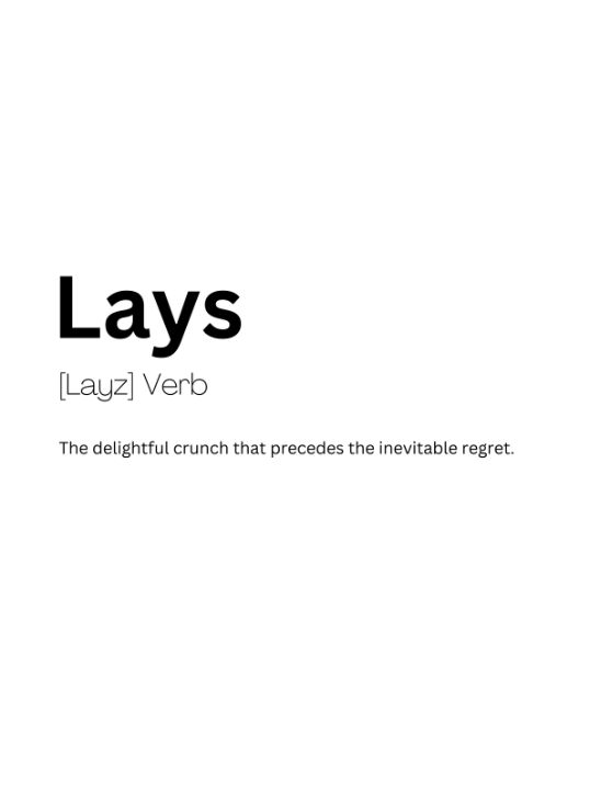 Lays Dictionary Definition - Kaigozen2 - Digital Art & AI, Humor ...