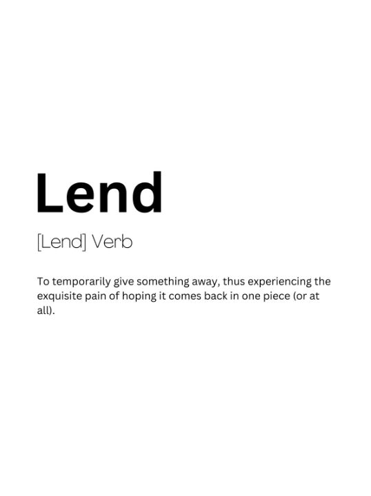 Lend Dictionary Definition - Kaigozen2 - Digital Art & AI, Humor ...