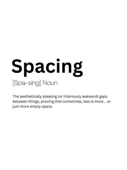 Spacing Dictionary Definition - Kaigozen2 - Digital Art & AI, Humor ...