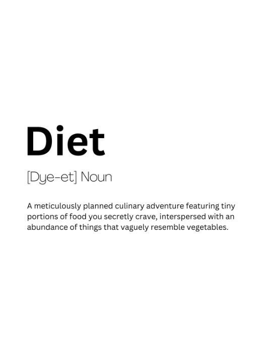 Diet Dictionary Definition - Kaigozen2 - Digital Art & AI, Humor ...