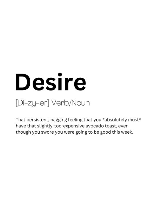 Desire Dictionary Definition - Kaigozen2 - Digital Art & AI, Humor ...