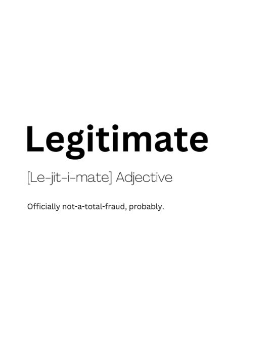 Legitimate Dictionary Definition - Kaigozen2 - Digital Art & AI, Humor ...