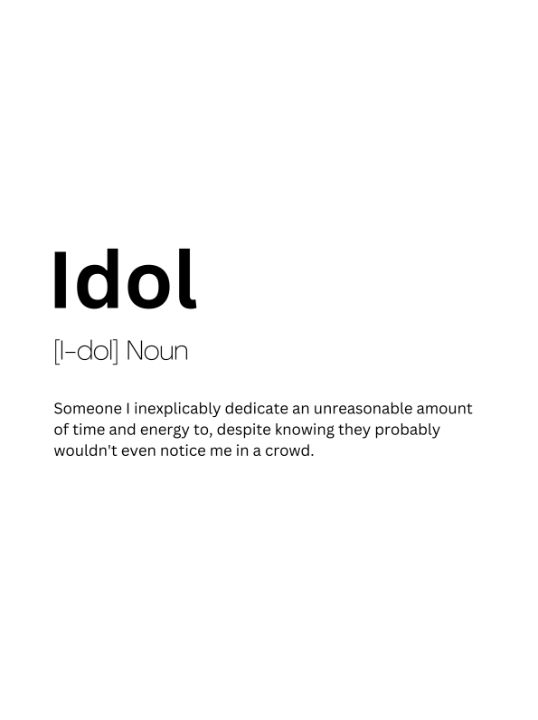 Idol Dictionary Definition - Kaigozen2 - Digital Art & AI, Humor ...