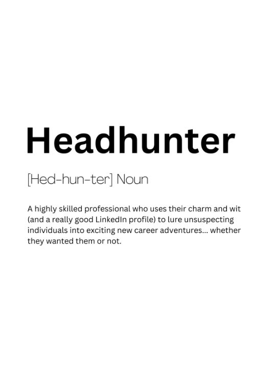 Headhunter Dictionary Definition - Kaigozen2 - Digital Art & AI, Humor ...