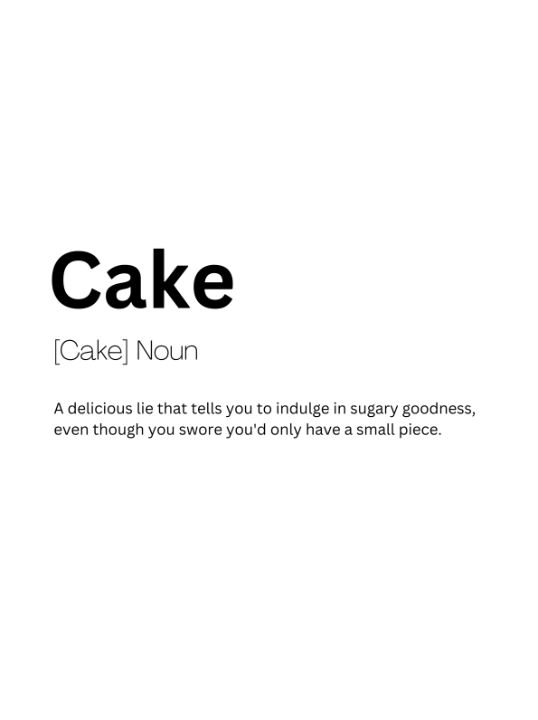 Cake Dictionary Definition - Kaigozen2 - Digital Art & AI, Humor ...