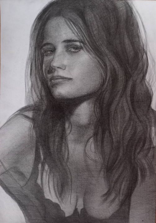 Портрет Еви - Садовская Анастасия - Drawings & Illustration, People & Figures, Portraits, Female ...