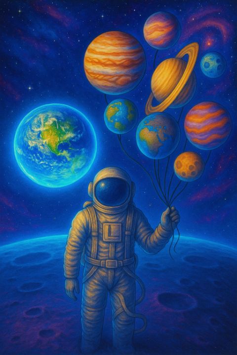 Gravity Can’t Hold Me - Stephanie Guthrie Art - Digital Art & AI ...