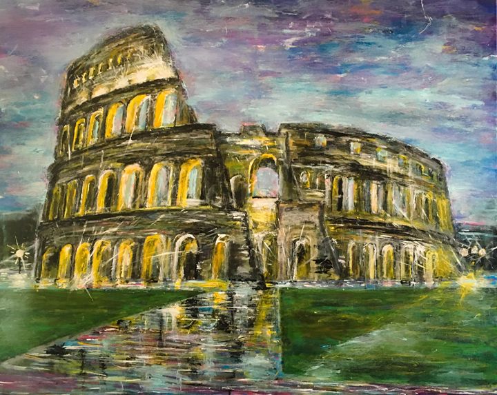 Pasta House Painting - Derek Johnson Art Gallery - Paintings & Prints ...