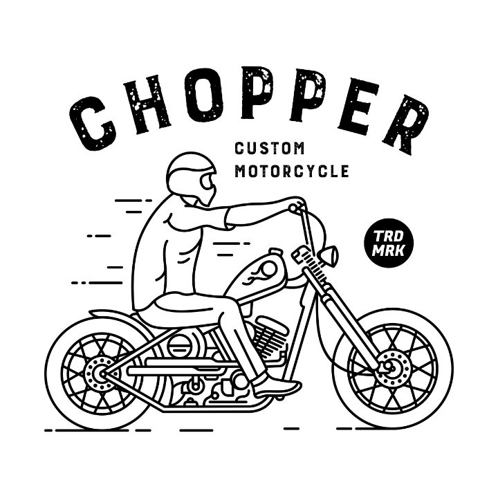 Chopper 1 - Vektorkita - Drawings & Illustration, Vehicles ...