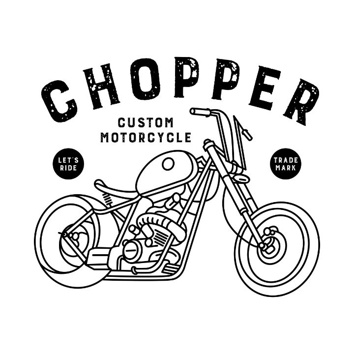 Chopper 3 - Vektorkita - Drawings & Illustration, Vehicles ...