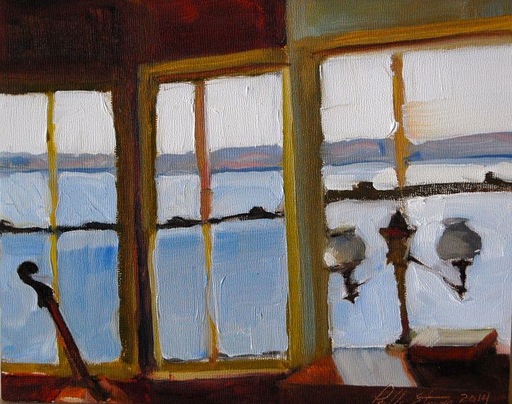 Fall view, Maine - P.S.Stevens - Paintings & Prints, Landscapes ...