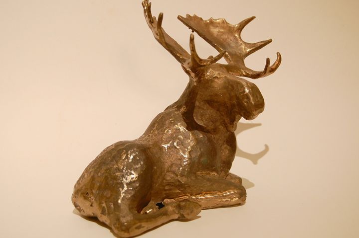Moose - P.S.Stevens - Sculptures & Carvings, Animals, Birds, & Fish ...