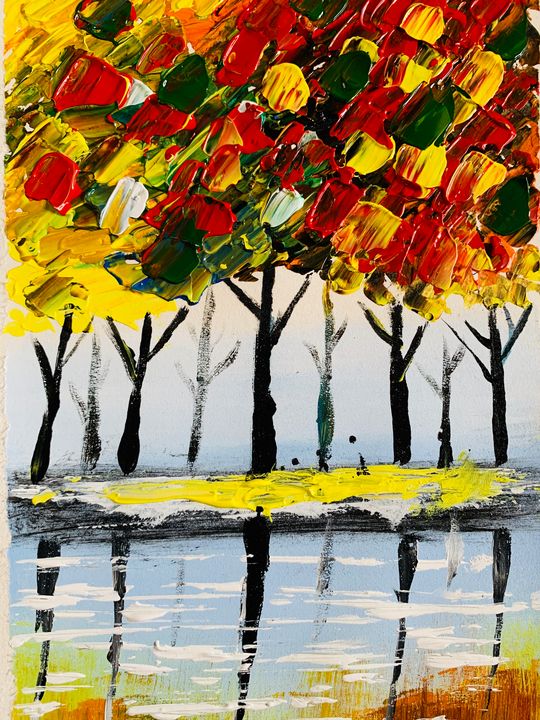 Autumn - Inner Peace - Paintings & Prints, Abstract, Fractal - ArtPal