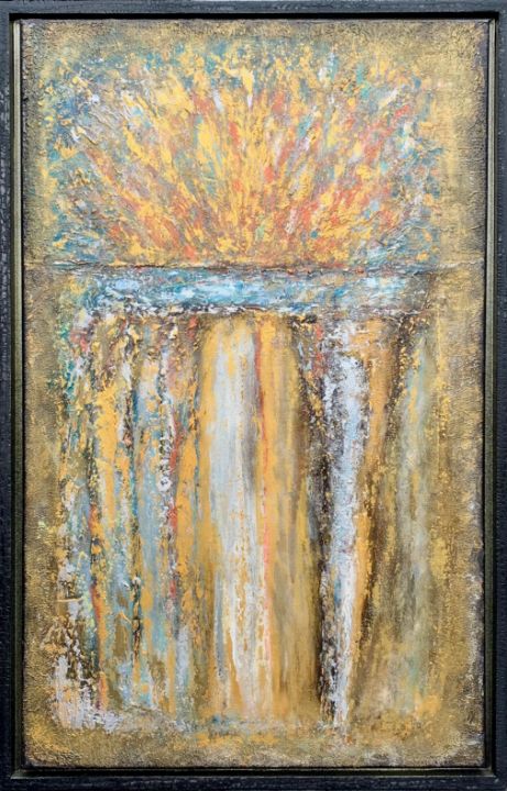 Fallout - Monica Becker - Paintings & Prints, Abstract, Landscape - ArtPal