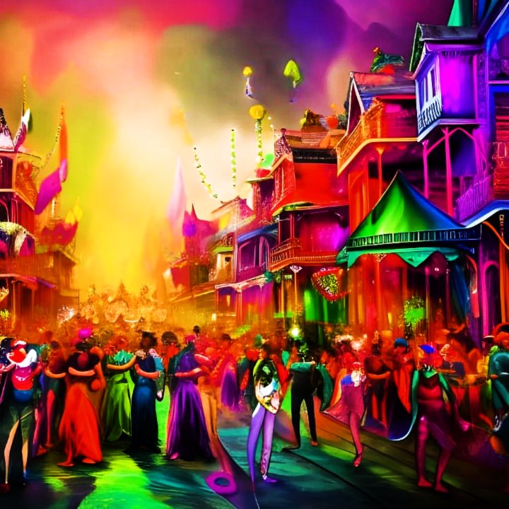 Mardi Gras Art - Trails I Travel Robert E. La'Cas - Digital Art ...