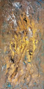 EMBER-WORLD I - Renata Maroti - Paintings & Prints, Abstract, Irregular ...