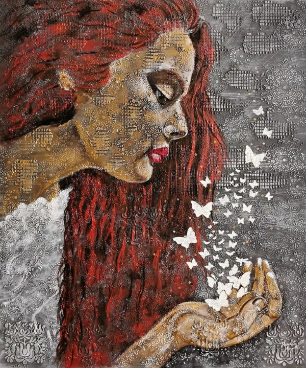 YOU ARE FREE - RENATA MAROTI - Paintings & Prints, People & Figures ...