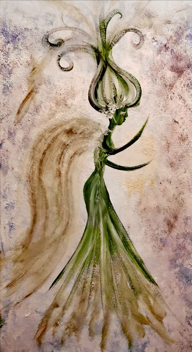 LADY GARLIC - RENATA MAROTI - Paintings & Prints, Fantasy & Mythology ...