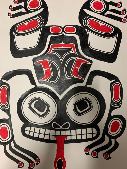 Front Facing Frog - Jaks Aboriginal Art Gallery - Paintings & Prints ...