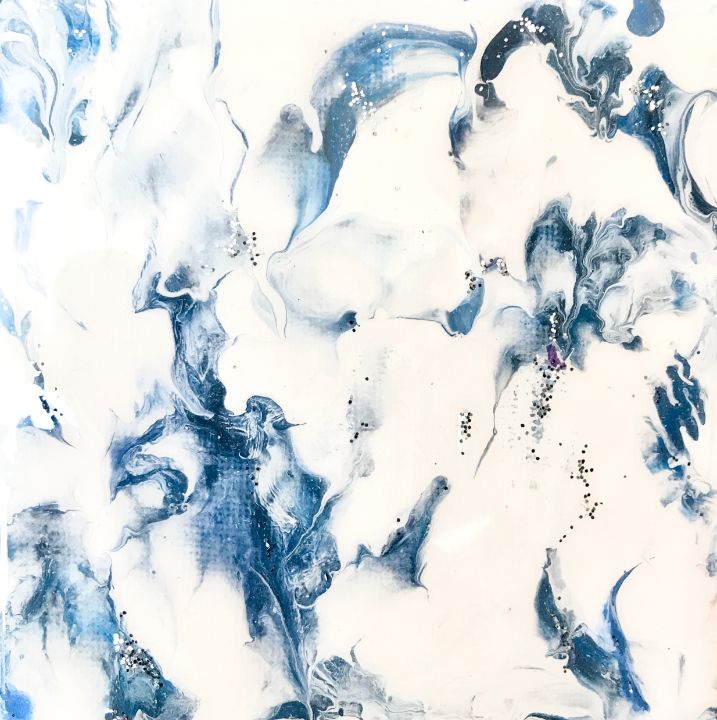 Frosted patterns #1 miniature 4x4 - Impressions by ISY - Paintings ...