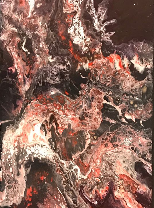 Red Chaos ‘19 - Impressions by ISY - Paintings & Prints, Abstract ...