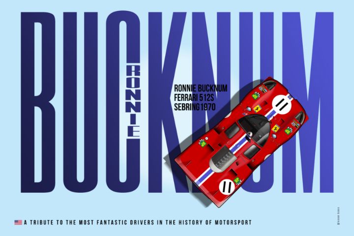 Ronnie Bucknum Tribute - Theodor Decker - Paintings & Prints, Vehicles ...