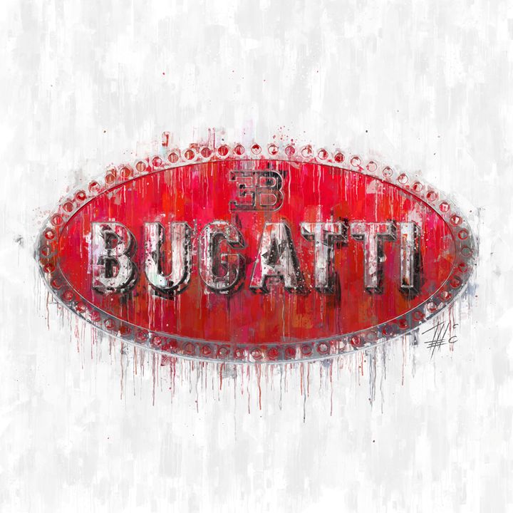 Bugatti - Theodor Decker - Paintings & Prints, Vehicles ...