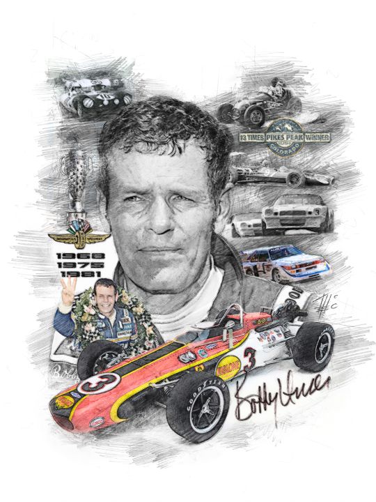 Bobby Unser - Theodor Decker - Paintings & Prints, Vehicles ...