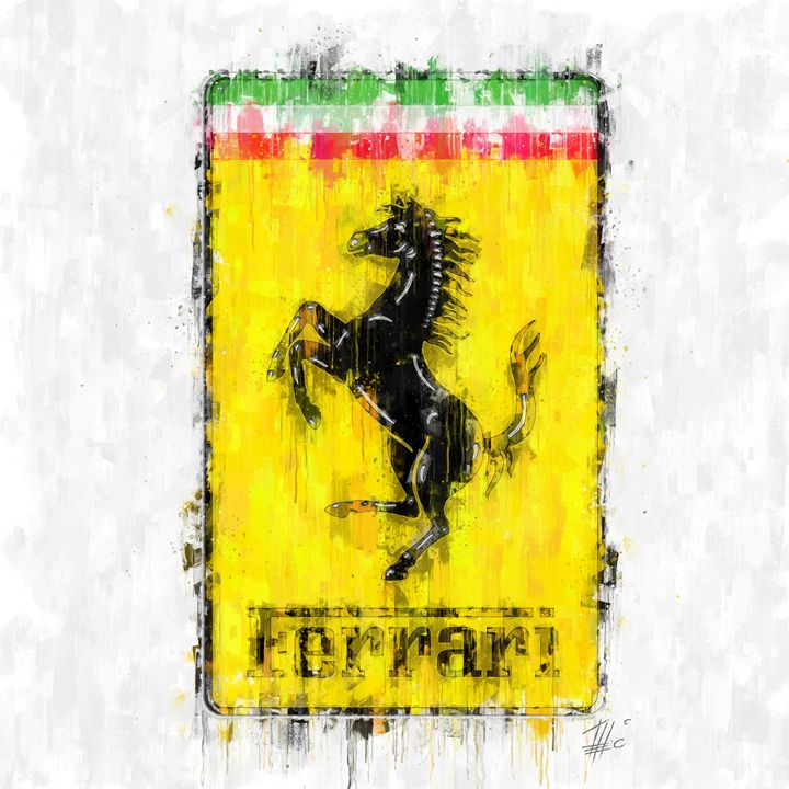 Ferrari - Theodor Decker - Paintings & Prints, Vehicles ...