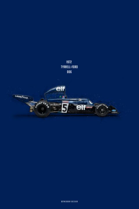 Tyrrell Ford 006 - Theodor Decker - Paintings & Prints, Vehicles ...