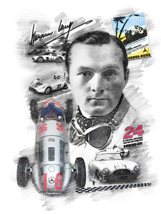 Hermann Lang - Theodor Decker - Drawings & Illustration, People ...