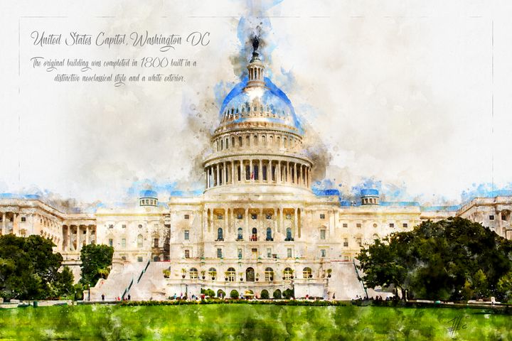 Capitol, Washington Dc - Theodor Decker - Drawings & Illustration ...