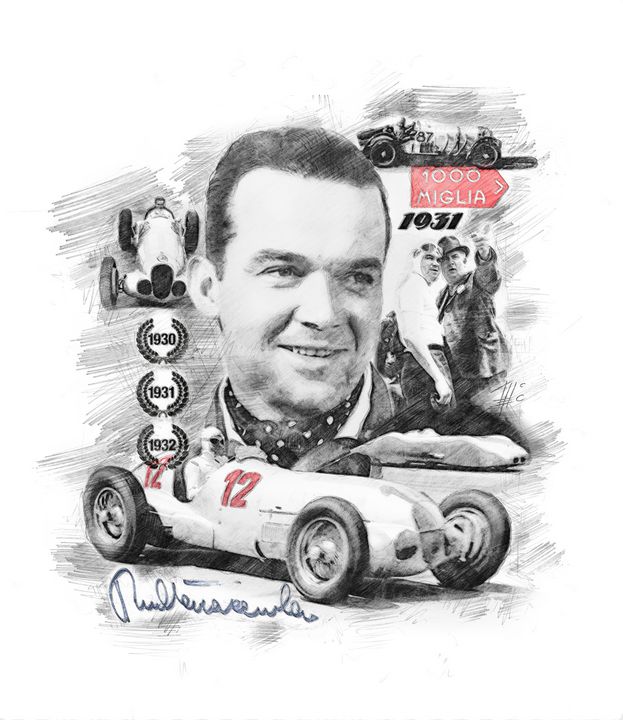 Rudolf Caracciola - Theodor Decker - Paintings & Prints, Vehicles ...
