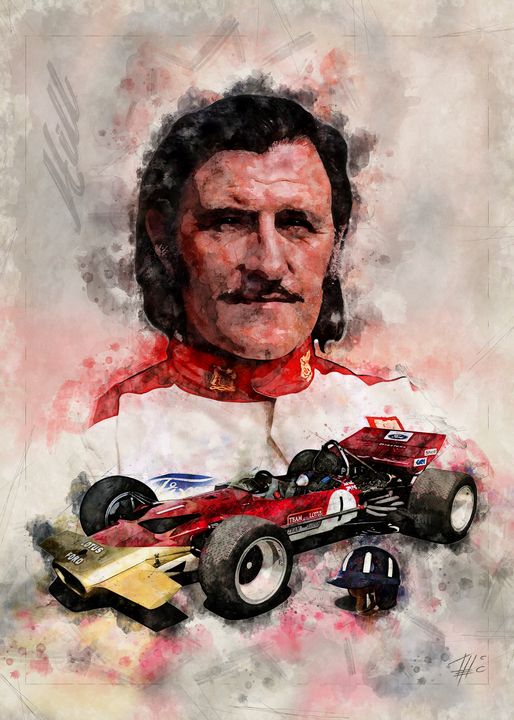 Graham Hill - Theodor Decker - Paintings & Prints, Vehicles ...