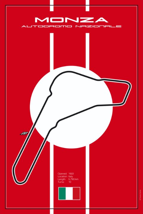 Monza - Theodor Decker - Paintings & Prints, Vehicles & Transportation ...