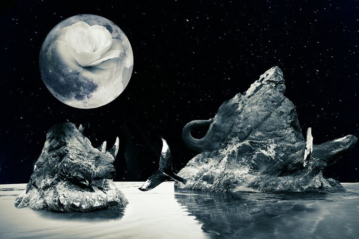 Surreal night - Soul.Paper.Scissor - Paintings & Prints, Fantasy ...