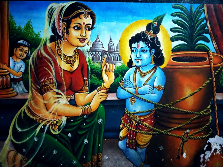Sri Krishna Leela - KISHORE BISHOI - Paintings & Prints, Religion ...