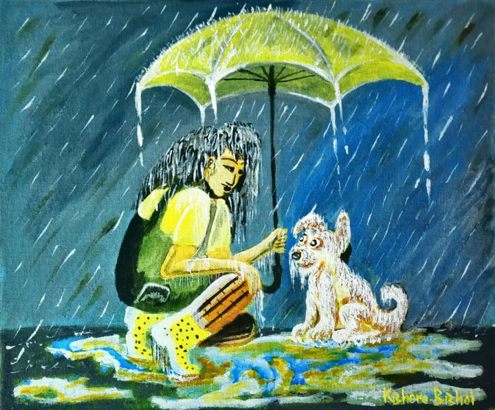 Unspoken Compassion - KISHORE BISHOI - Paintings & Prints, Ethnic ...