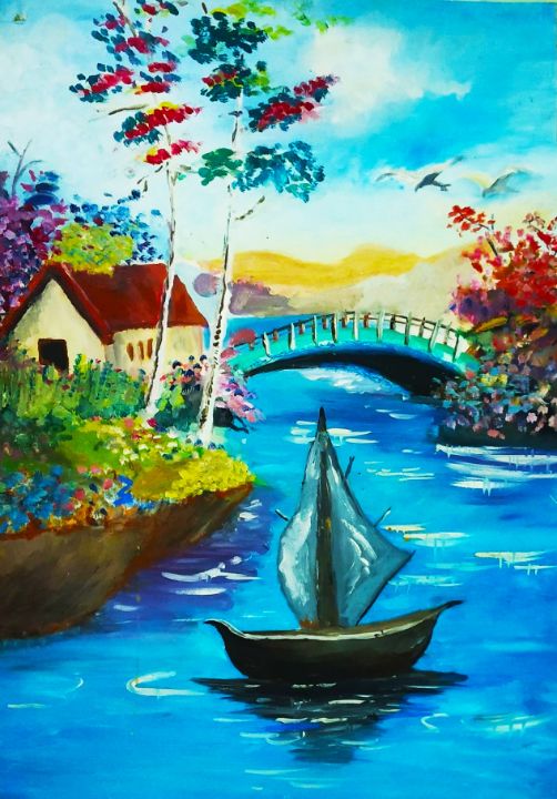 The Dawn - BHABYA & BHASWATI - Paintings & Prints, Ethnic, Cultural ...
