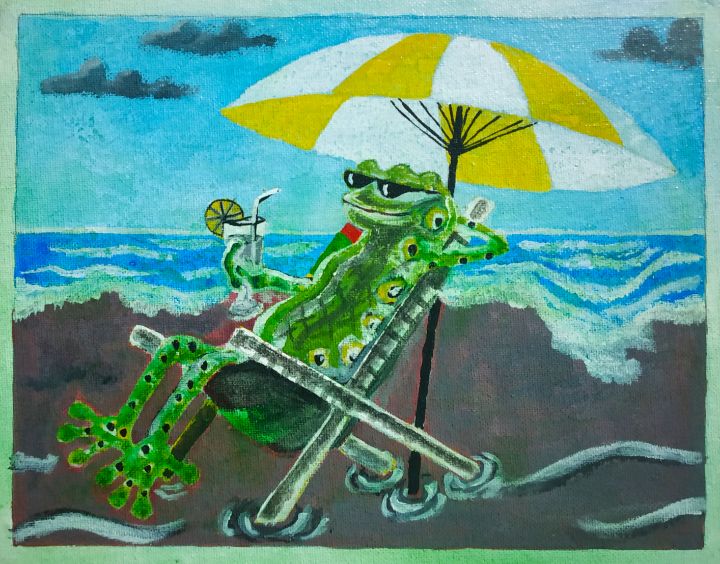 Have a Break (Vacation) - BHABYA & BHASWATI - Paintings & Prints ...
