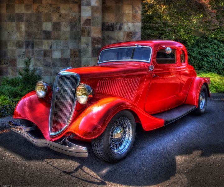 1934 Red Ford Coupe - Thom Zehrfeld Photography - Photography, Vehicles ...