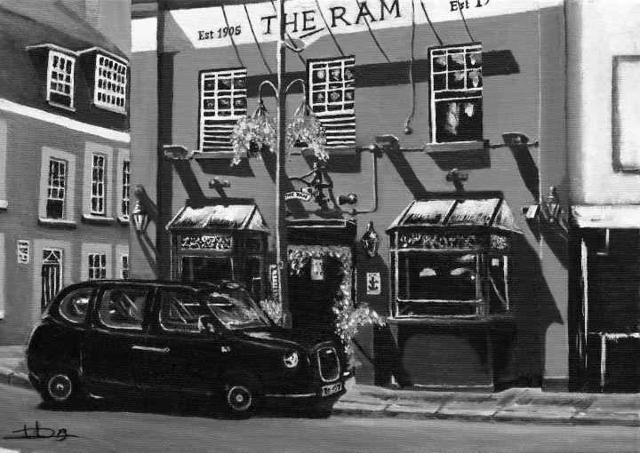 The Ram B&W - Stephen Norton's Gallery - Paintings & Prints, Places ...